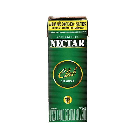 Aguardiente Nectar Club Sin Azúcar 1.5 Litros – Distribuidora San Diego